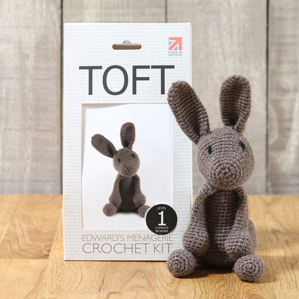 Toft Edward's Menagerie Crochet Kit - Lucy The Hare – Maker+Stitch