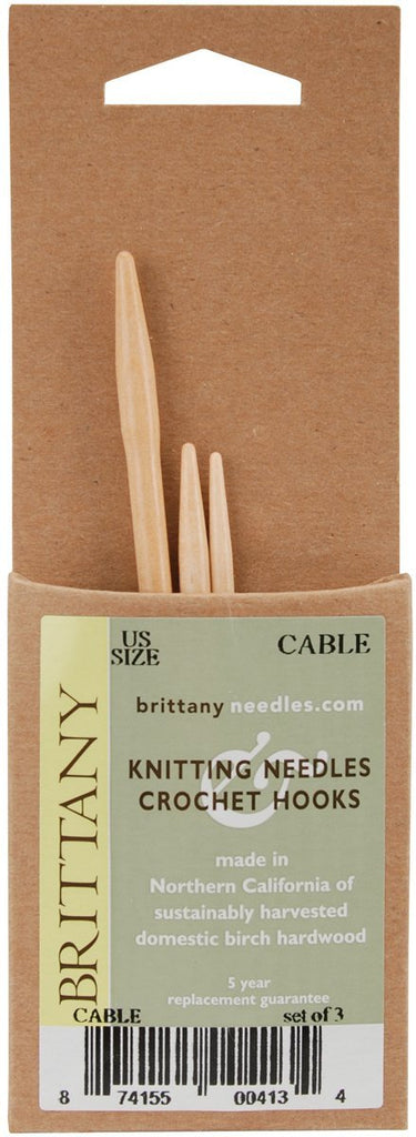 Brittany Birch Cable Needles – Maker+Stitch